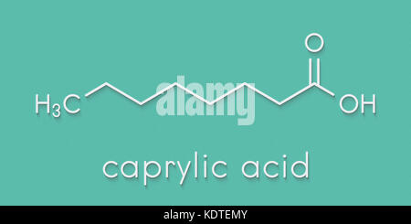 Caprylic (octanoic) acid Medium-chain fatty acid used as antimicrobial ...