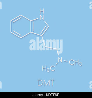 Dimethyltryptamine DMT drug molecule Stock Photo, Royalty Free Image ...