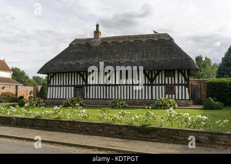 Husthwaite village North Yorkshire UK showing the 12th Century St ...