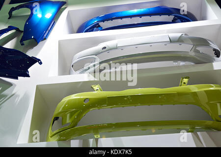 Spare parts for the car body in store Stock Photo - Alamy