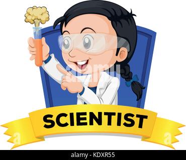 Vocabulary flashcard with word Label illustration Stock Vector Image ...