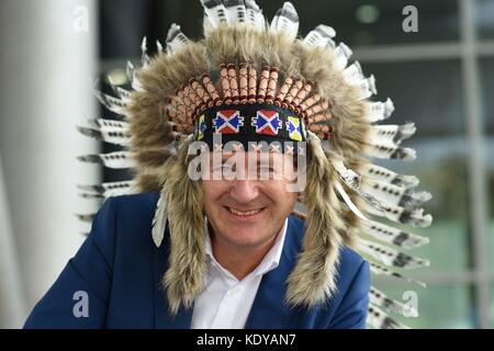 Frank Behrendt at the 69th Frankfurt Book Fair in Frankfurt/Main ...
