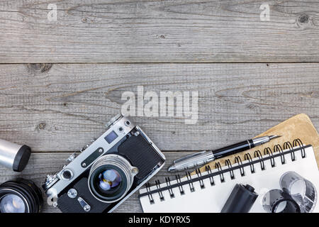 retro camera lenses and negative film Stock Photo - Alamy