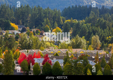 City of Happy Valley Oregon Homes with Mount St Helens and Mount ...