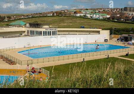 Saltdean Lido, near Brighton, Sussex, England Stock Photo - Alamy
