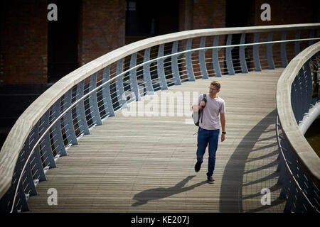Castle Park Bridge at Finzels Reach, Bristol UK Stock Photo - Alamy