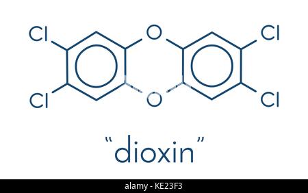 Dioxin (TCDD) molecule Stock Photo: 47682535 - Alamy