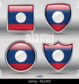 Symbol of Laos. National emblem Stock Vector Image & Art - Alamy