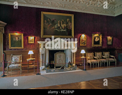 Interior of Russborough House, County Wicklow, Ireland Stock Photo - Alamy