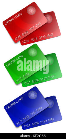 Two membership Card on white background Stock Photo - Alamy