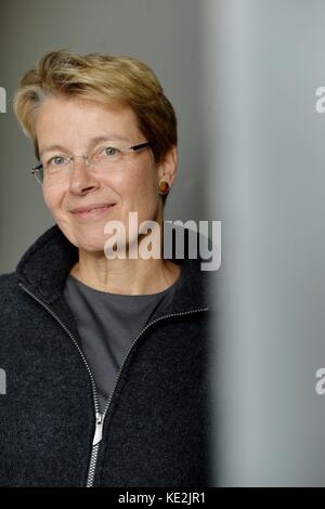 Andrea Böhm at the 69th Frankfurt Book Fair in Frankfurt/Main, Germany ...