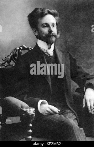 Portrait of the composer Alexander Scriabin (1872-1915). Museum: A ...