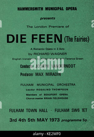 Wagner, Die Feen Stock Photo - Alamy