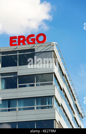 Office building of the Ergo insurance group on Ueberseering in City ...