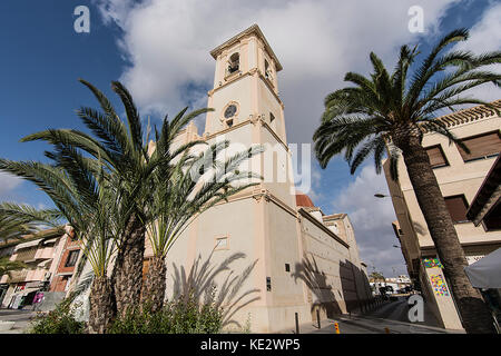 The Parroquia San Francisco Javier church in the centre of San Javier ...