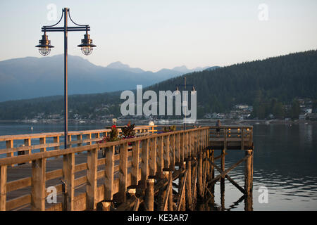 Pier at Rocky Point Park in Port Moody, BC, Canada. Port Moody, British ...