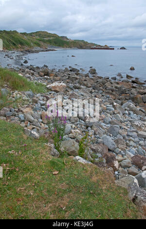 Dean Quarry Lowland point. South west coast path. Lizard peninsula ...