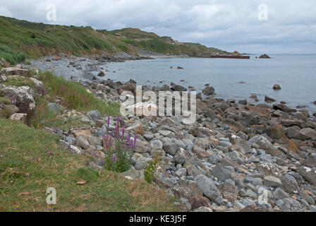 Dean Quarry Lowland point. South west coast path. Lizard peninsula ...