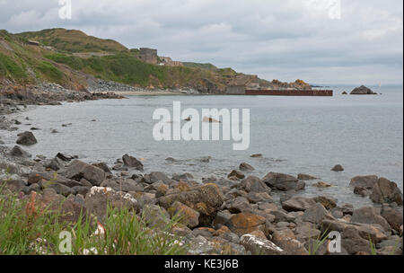 Dean Quarry Lowland point. South west coast path. Lizard peninsula ...