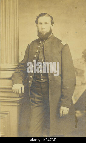 A photograph of an unidentified American Army officer taken in 1919 ...