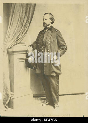 A historical portrait of General William S. Rosecrans, a Union general ...