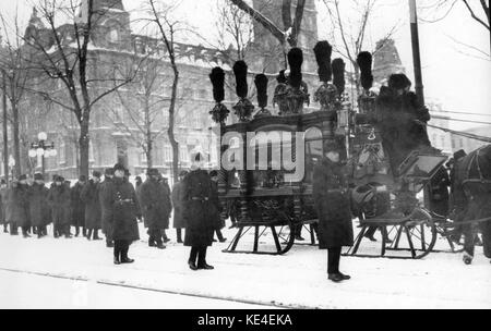 Louis Philippe Brodeur funeral procession Stock Photo - Alamy