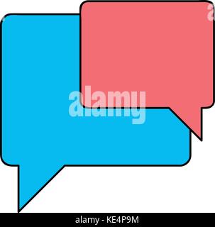 color chat bubbles notes text message Stock Vector Image & Art - Alamy