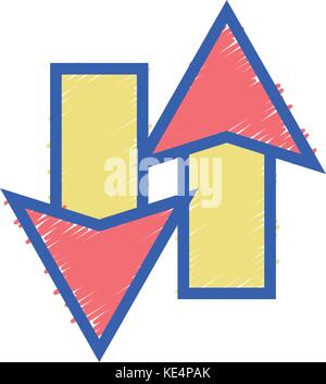 color arrows loading in process icon Stock Vector Image & Art - Alamy