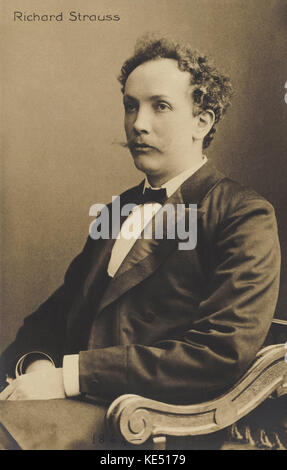 Richard Strauss - portrait of the German composer & conductor as a ...
