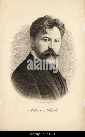 Arthur Nikisch (1855-1922), German conductor and composer. Nikisch was ...