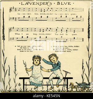Lavender's Blue - A Book of Nursery Rhymes - compiled by Kathleen Lines ...