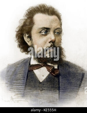 Modest Petrovich Mussorgsky : one of the Russian composers known as the ...