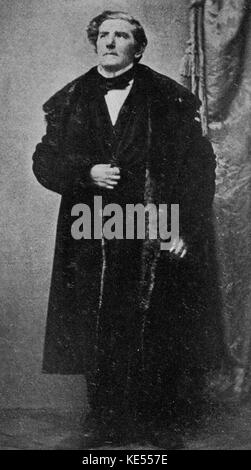 Carl Loewe portrait. German composer, baritone singer and conductor. 30 ...