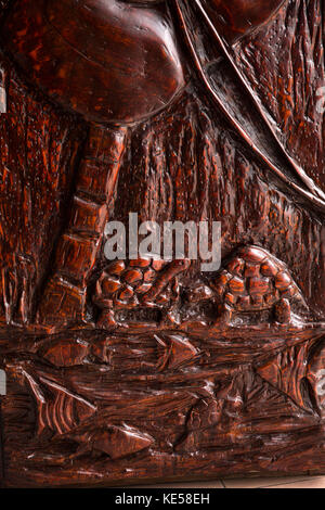 Mahe Seychelles, Door of the immaculate conception cathedral in town ...