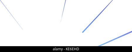 Abstract blue sunrise background, with light rays, vector illustration ...