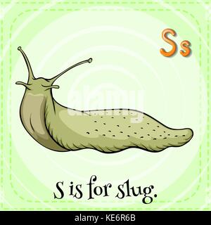 Flashcard letter S is for slug Stock Vector Image & Art - Alamy