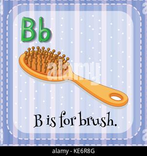 Flashcard letter C is for comb illustration Stock Vector Image & Art ...