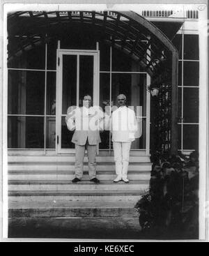 President William Howard Taft and Colonel George Goethals Stock Photo ...