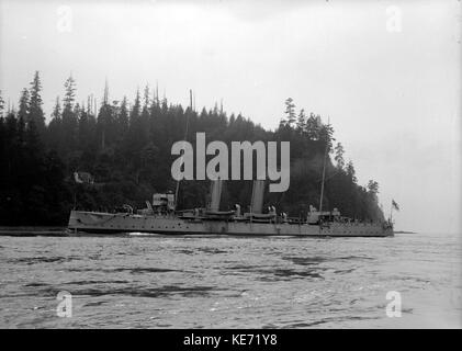 HMCS Rainbow at Vancouver circa 1912 Stock Photo - Alamy