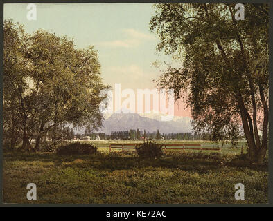 The Wasatch Range from the Valley of Jordan Stock Photo - Alamy