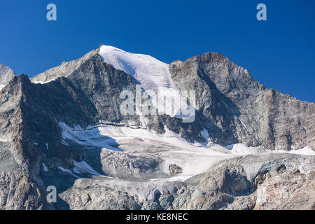 MOIRY VALLEY, SWITZERLAND - Hanging glacier, Moiry glacier mountain ...