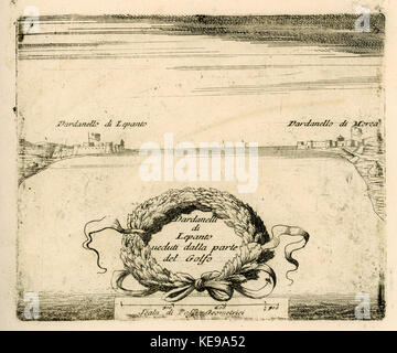 The Dardanelli di Lepanto map by Vincenzo Coronelli, created in 1688 ...
