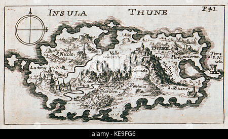 Insula Thune Sandrart Jacob Von 1686 Stock Photo - Alamy