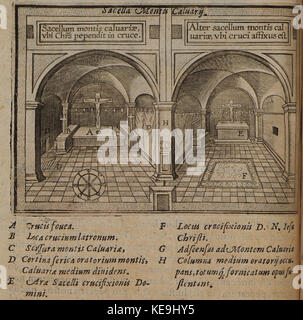 Sacella Montis Calvariae - Cootwijck Johannes Van - 1619 Stock Photo ...