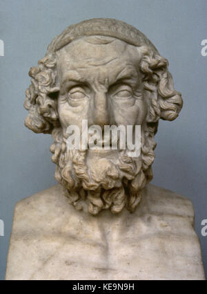 HOMER - 8th century BC Greek epic poet Stock Photo - Alamy