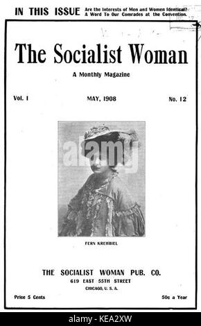 A historical cover of 'The Socialist Woman' magazine from September ...
