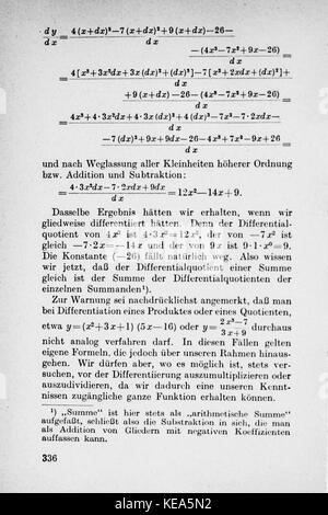 This page from 'Vom Einmaleins zum Integral' (From Multiplication Table ...