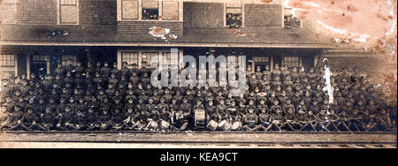 132 CEF at RR station prior to departing for Valcartier for training ...