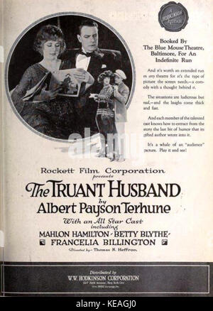 The Truant Husband (1921) 1 Stock Photo - Alamy