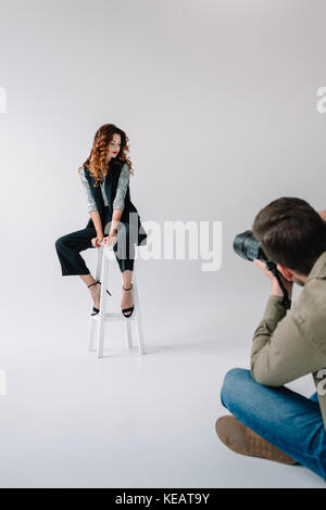 Beautiful model posing for the photo on the streets of Pelourinho. Salvador, Bahia, Brazil Stock ...